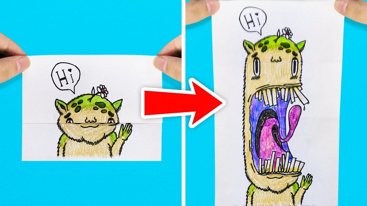 20 COOL DRAWING TIPS AND TRICKS - YouTube