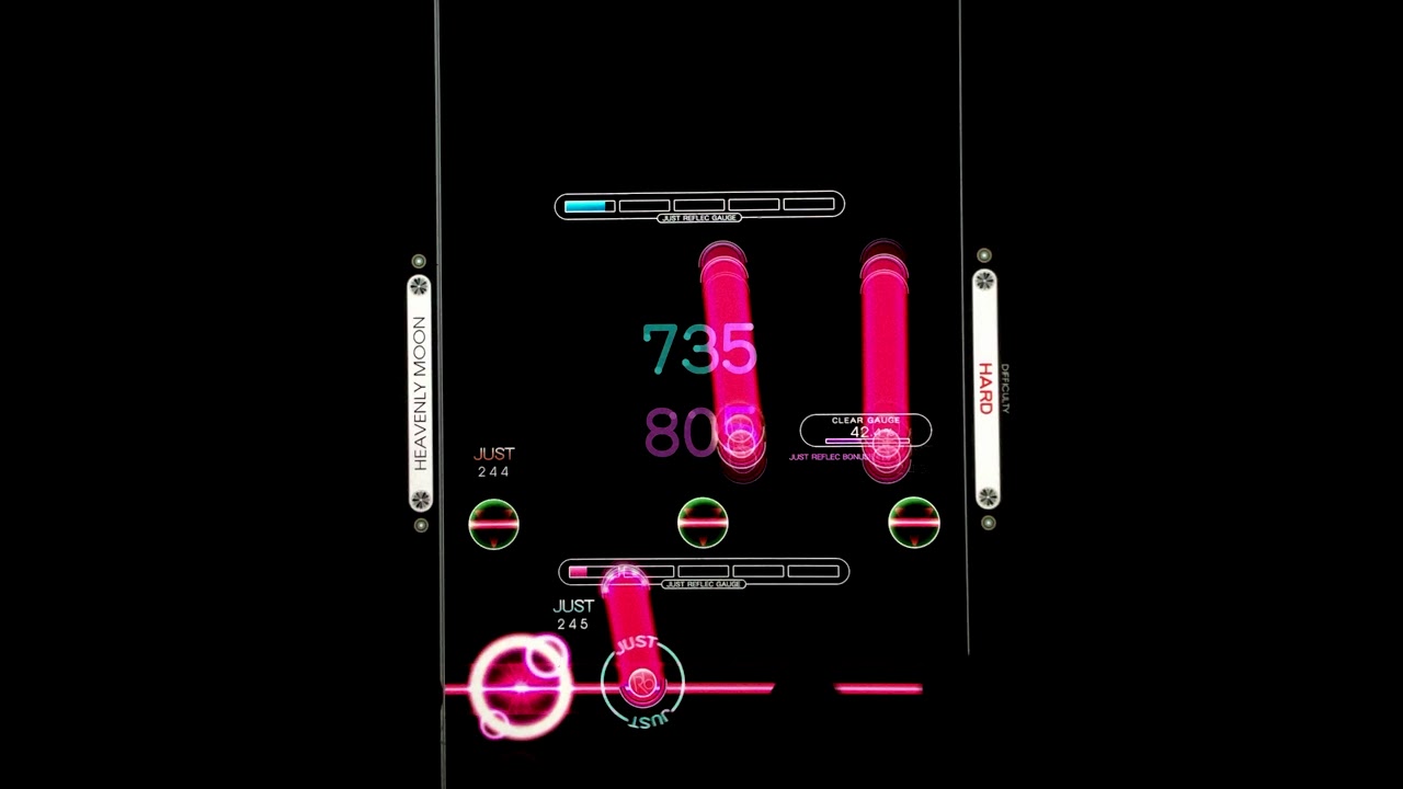 [REFLEC BEAT plus] HEAVENLY MOON (HARD) 100.0% - YouTube