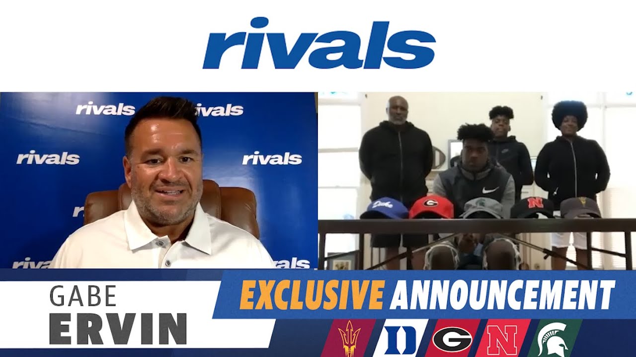 EXCLUSIVE: 2021 RB Gabe Ervin announces commitment - YouTube