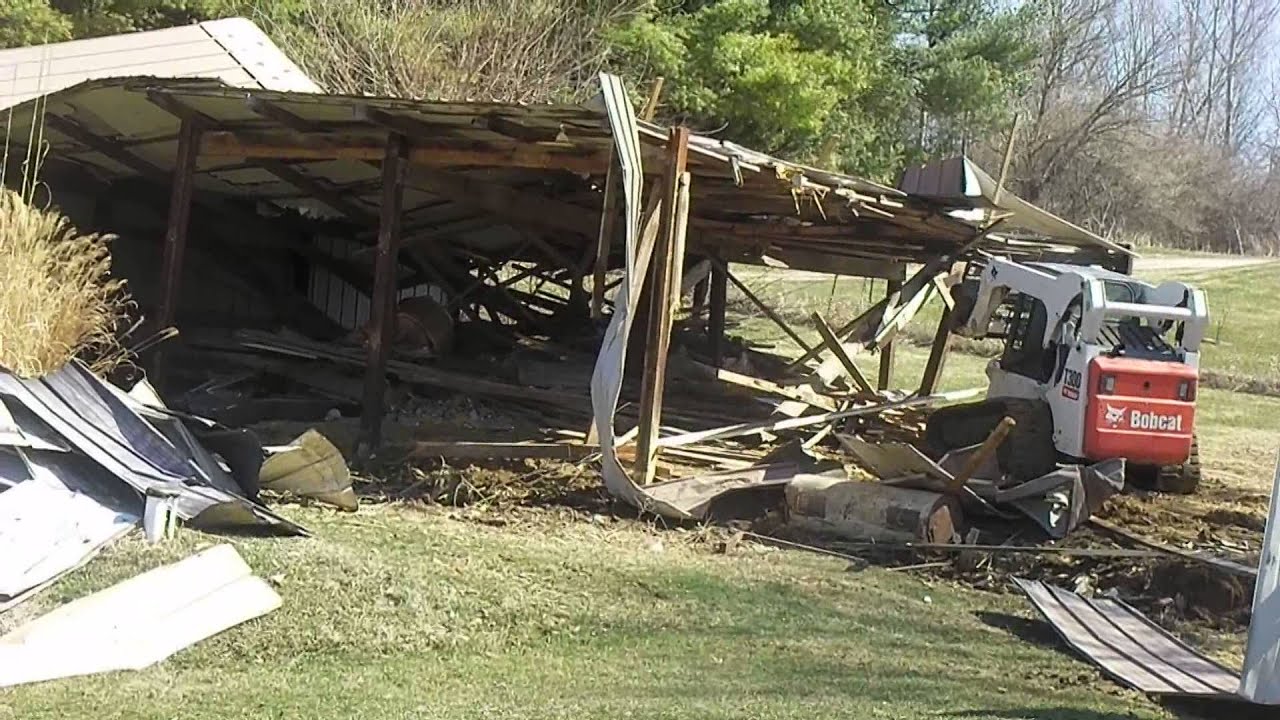 shed demo 055 - YouTube