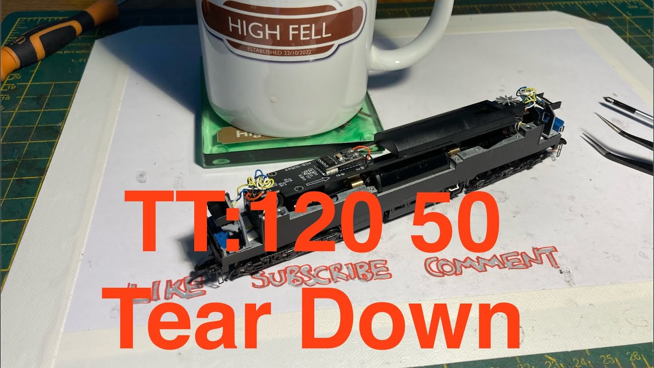 Hornby TT:120 Class 50 Complete Tear Down - YouTube