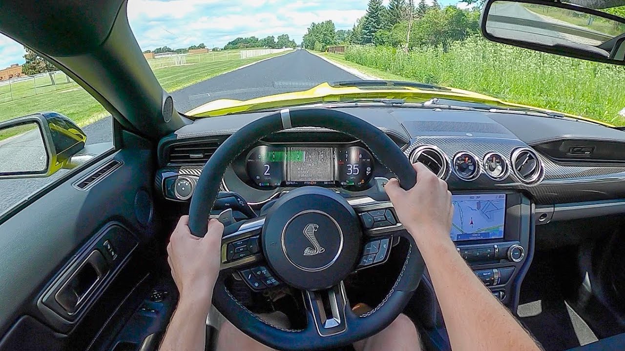 2021 Ford Mustang GT500 - POV Test Drive (Binaural Audio) - YouTube