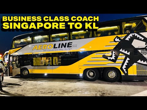 🚍 Aeroline First Class Bus with Toilet 🚽 | Singapore to Kuala Lumpur ...