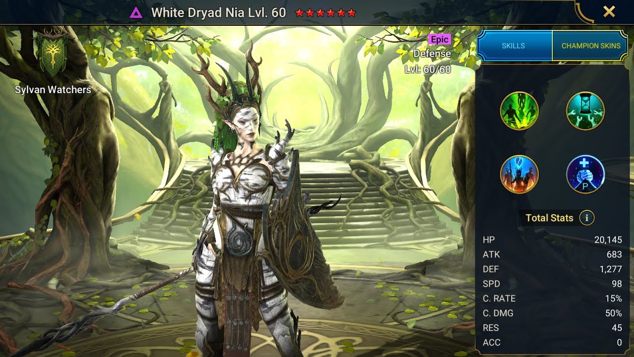 Let's Play RAID: SHADOW LEGENDS DAY 448 WHITE DRYAD NIA (Android ...