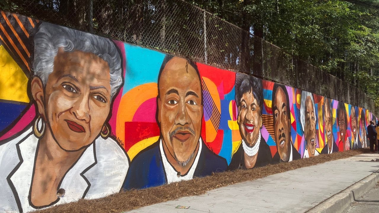 Community unveils new Adamsville legacy mural - YouTube