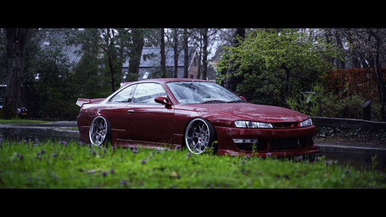 Stefan his red S14 with rainy weather | 4K - YouTube
