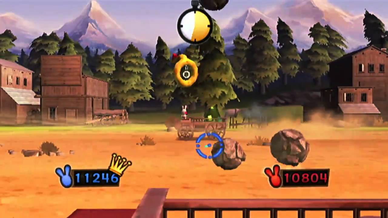 Raving Rabbits Travel in Time - Starting Block 2/3 - Wii - YouTube