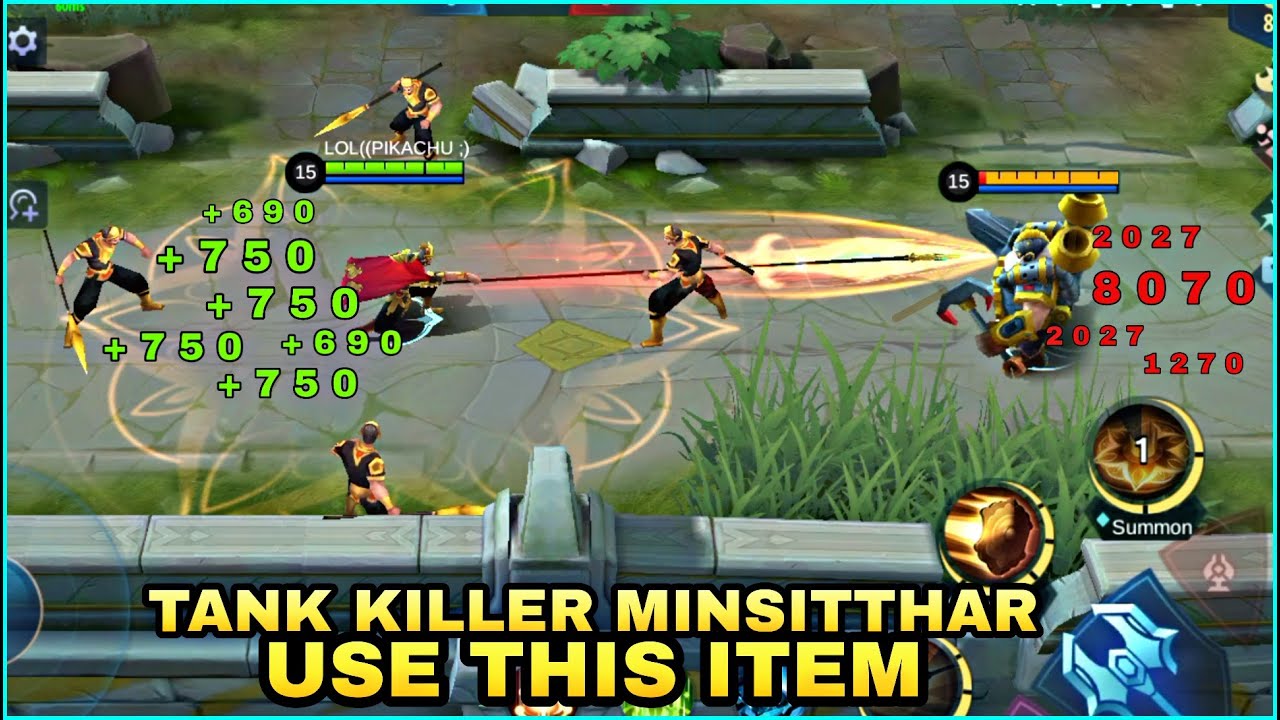 Minsitthar Best Build Insane Damage | Top 1 Global Minsitthar Build ...