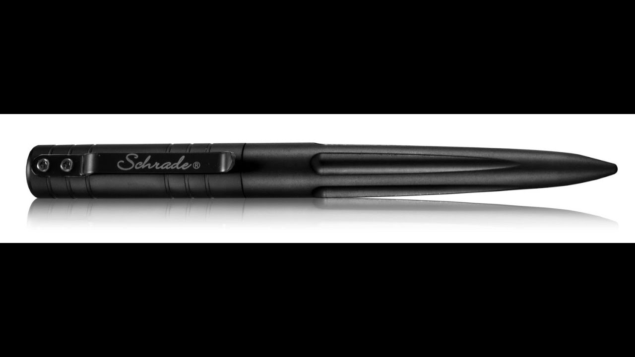 Schrade Tactical Pen Review by Coach Helder (model: SCPENBK) - YouTube