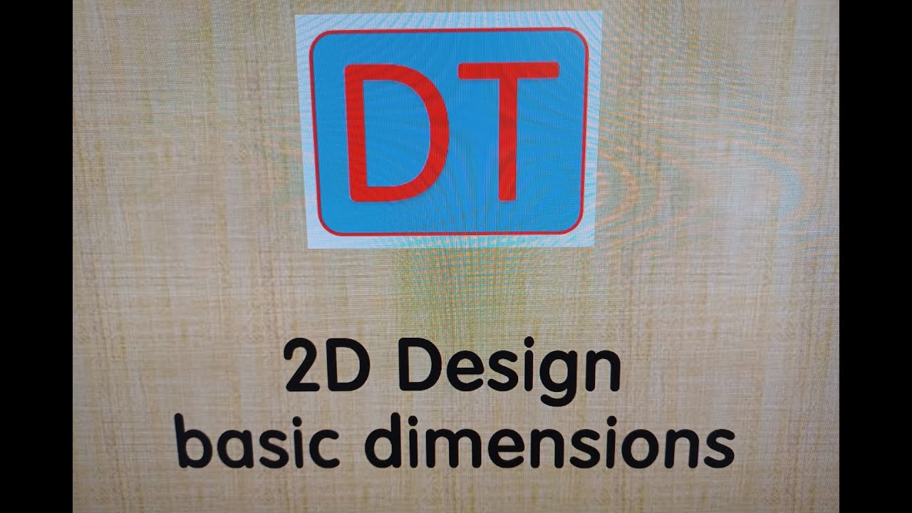 2D design - how to add dimension lines - YouTube