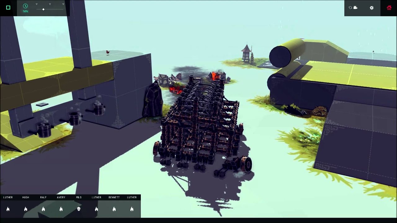 [Besiege] Reloading catapult - YouTube
