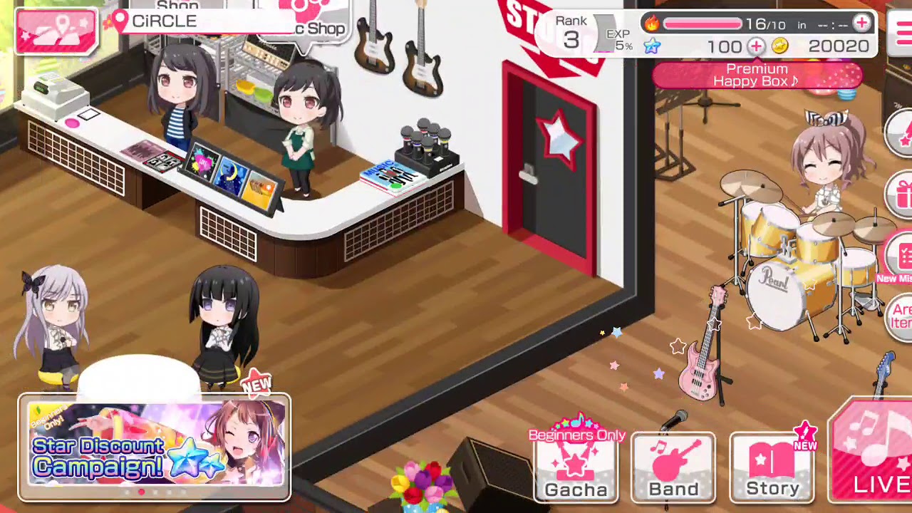 BanG Dream! Girls Band Party! Game: Gameplay #2 - YouTube