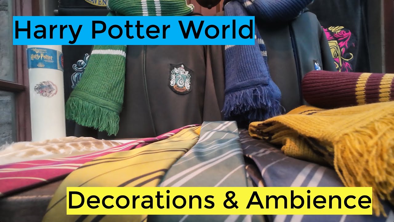 Harry Potter AMBIENCE DECORATIONS & DISPLAYS Harry Potter World ...
