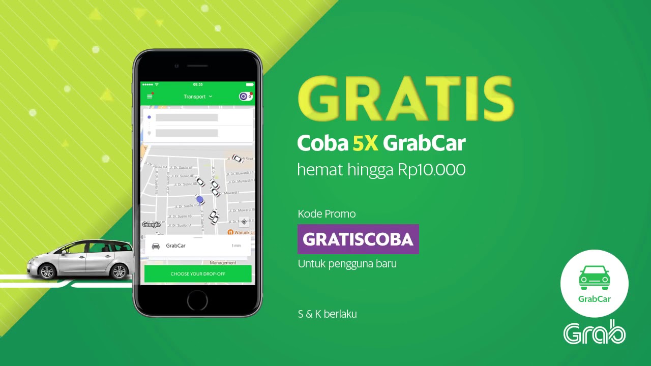 Iklan Grab Gratis Coba Dengan Grab Car - YouTube