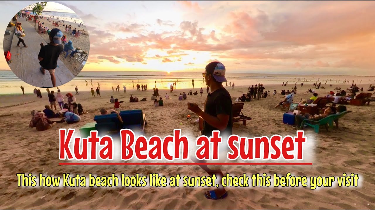 Kuta beach before your visit, will you visit this beach?? #kutabeach # ...