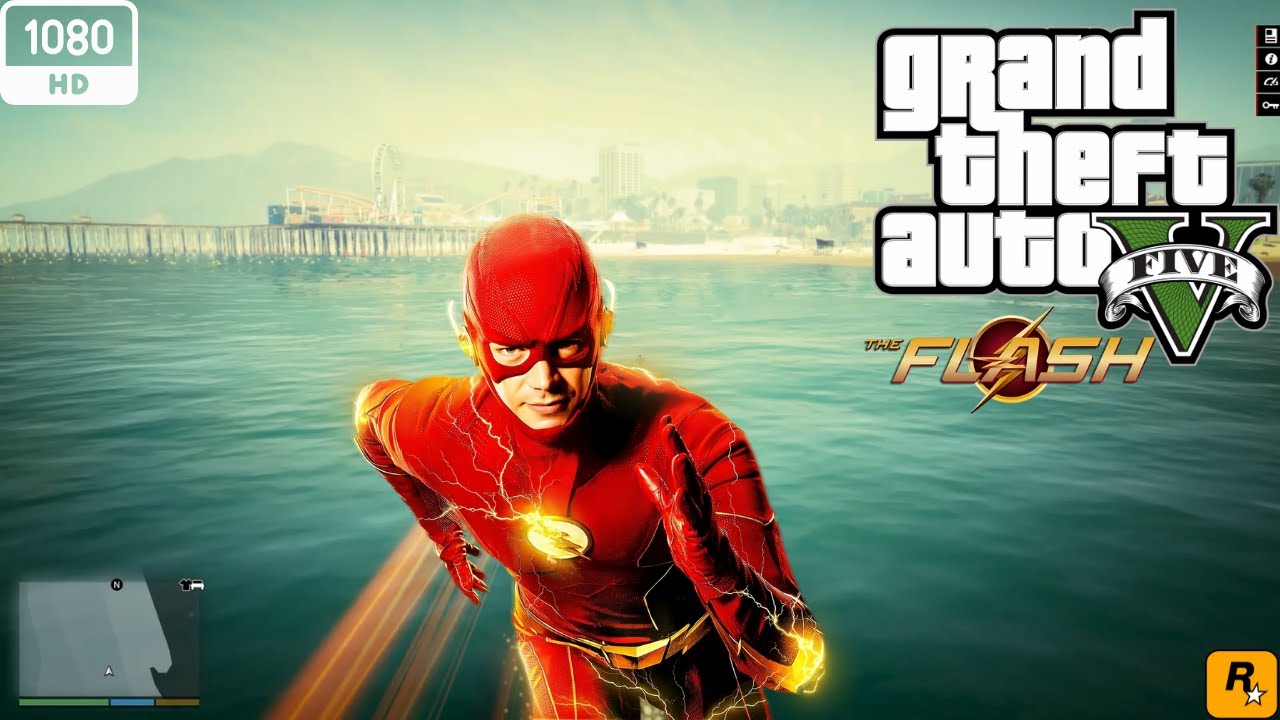 The Flash Mod || GTA 5 Mods Walkthrough-Gameplay 1080p - YouTube