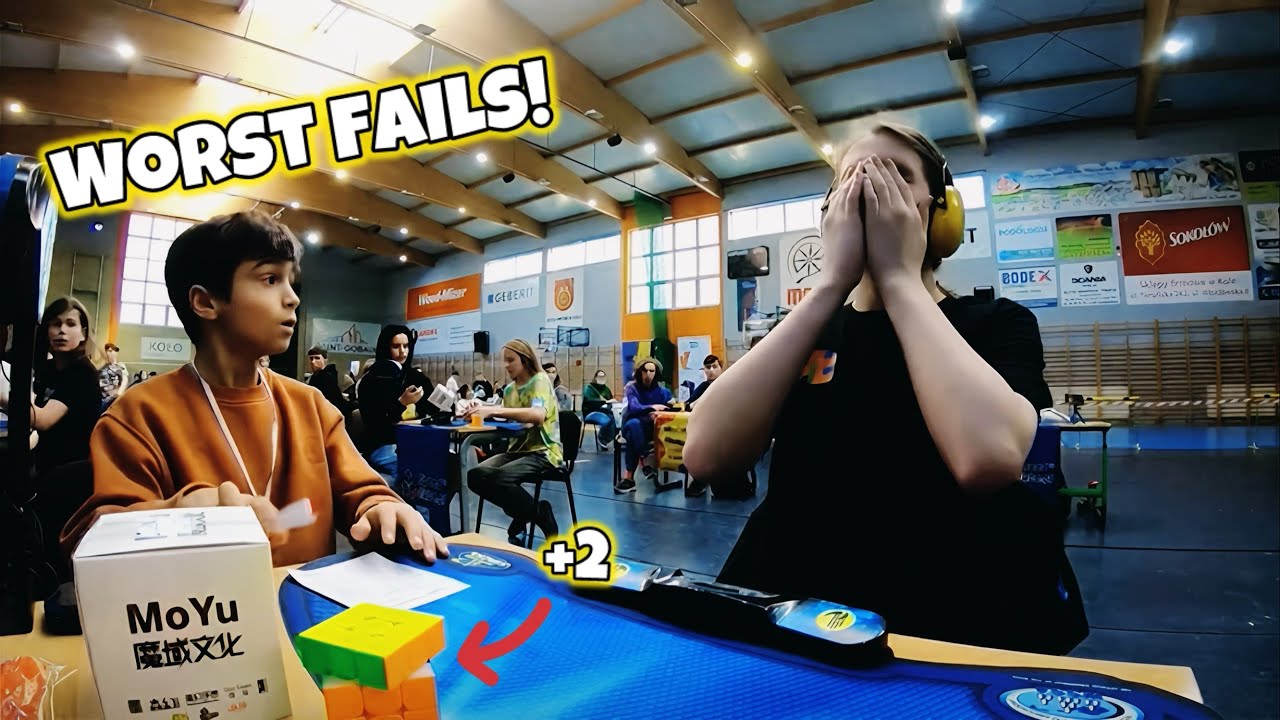 Worst Cubing Fails of All Time - YouTube
