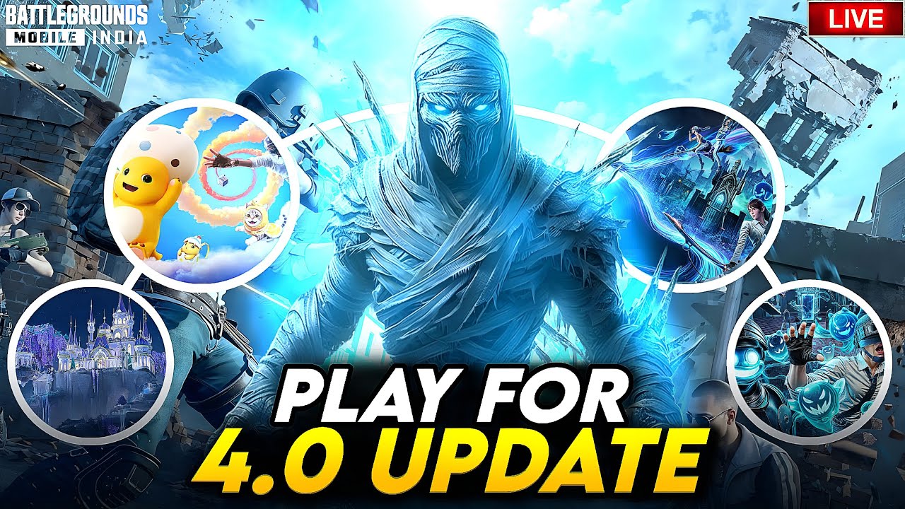 BGMI 4.0 NEW UPDATE LET'S PLAY FOR CAPTAIN G LIVE | @captaing-g - YouTube