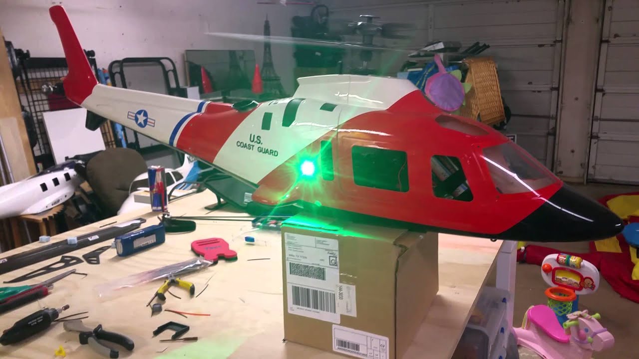 Trex 600 Augusta A-109 Fuselage with Retracts - YouTube