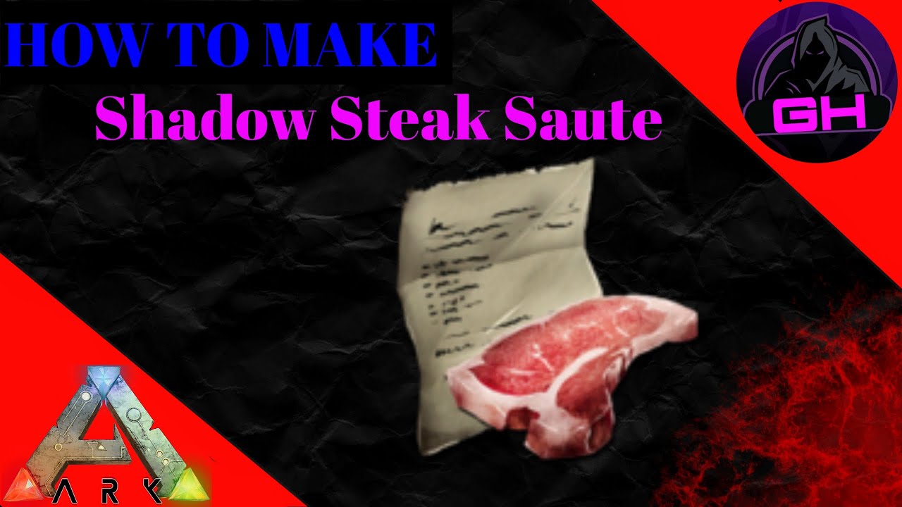 ARK SURVIVAL EVOLVED MOBILE How to make Shadow Steak Saute - YouTube