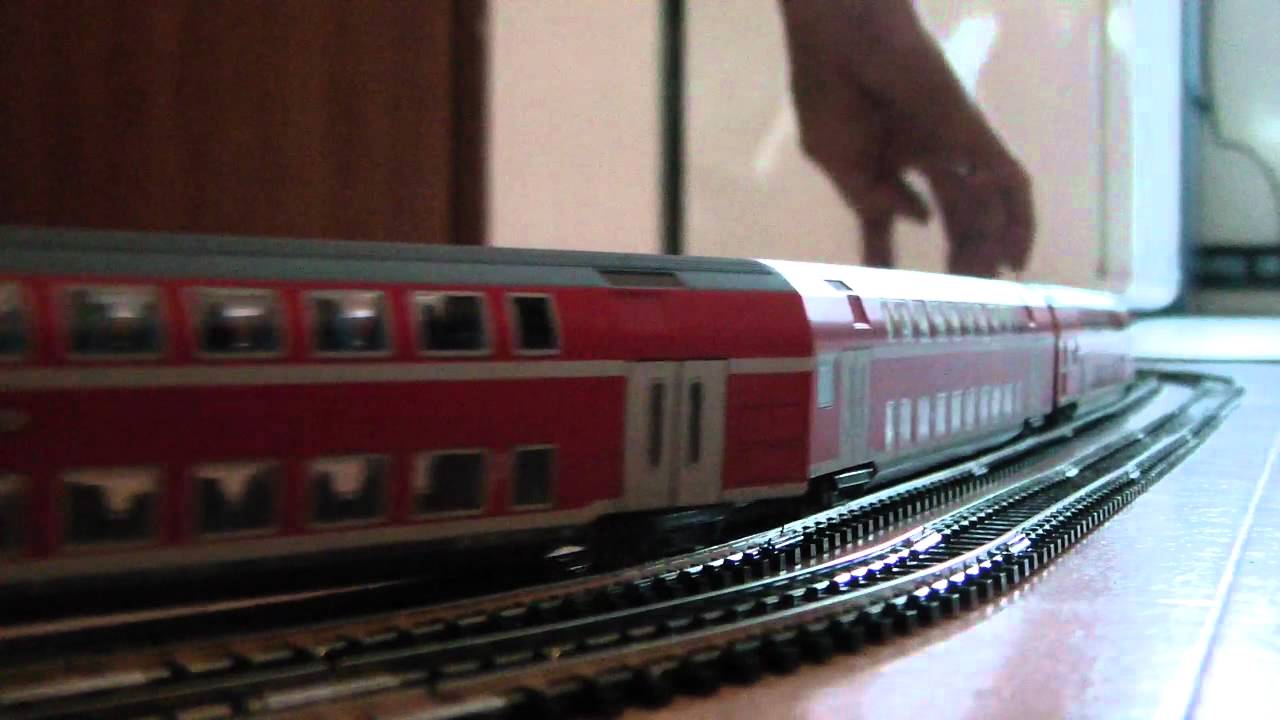 Testfahrt - Minitrix Startset - 11478 - Regionalexpress ! - YouTube