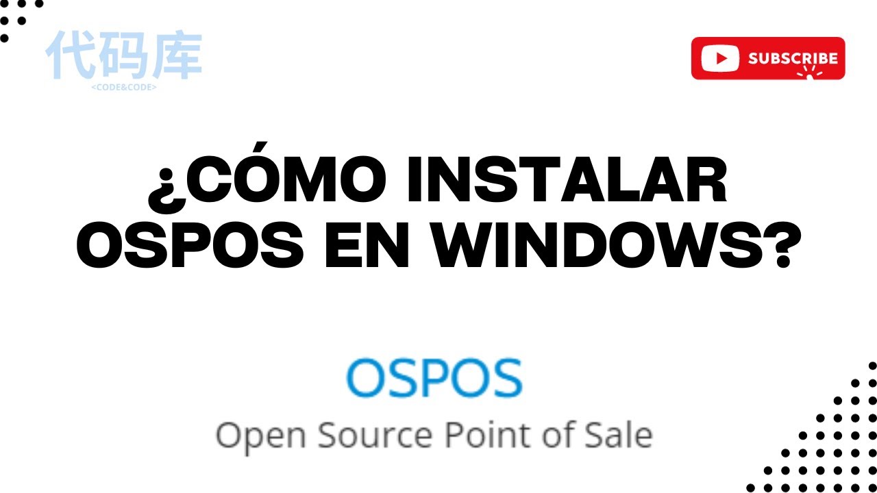 Cómo instalar OSPOS en Windows - 2025 - YouTube