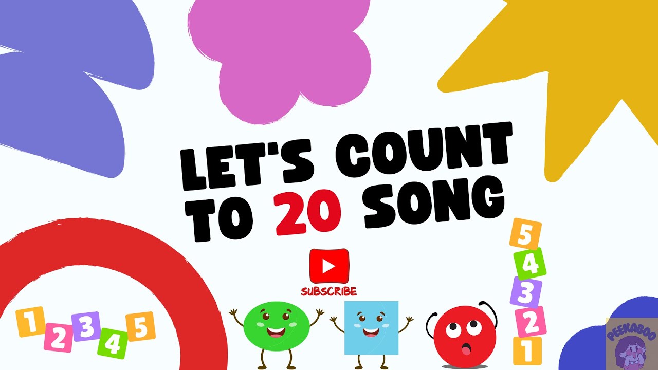 Let's Count to 20 Song For Kids 1️⃣ to 2️⃣0️⃣ | 🎶Nursery Rhymes for ...