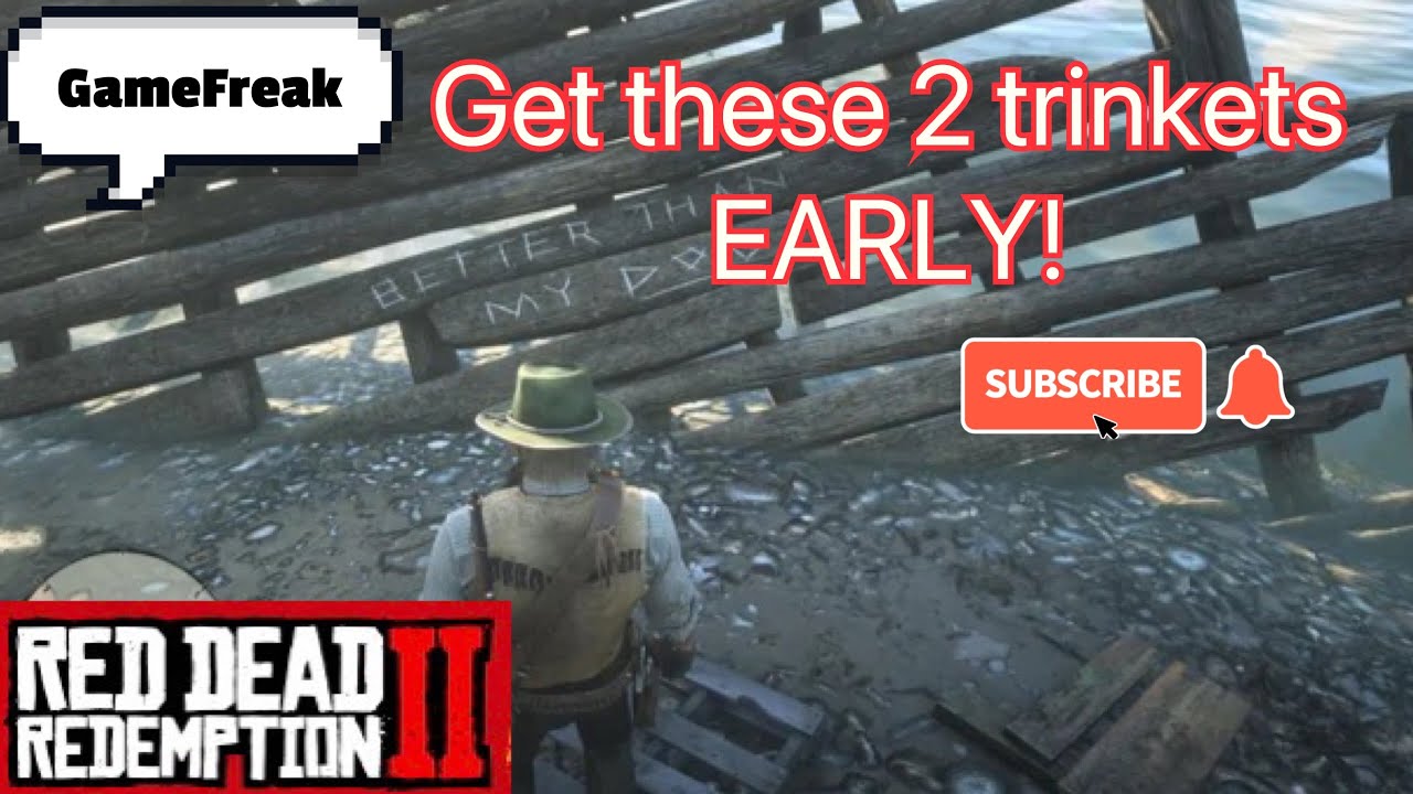 RDR2: Shark Tooth and Cats Eye trinket locations #gaming #tutorial # ...