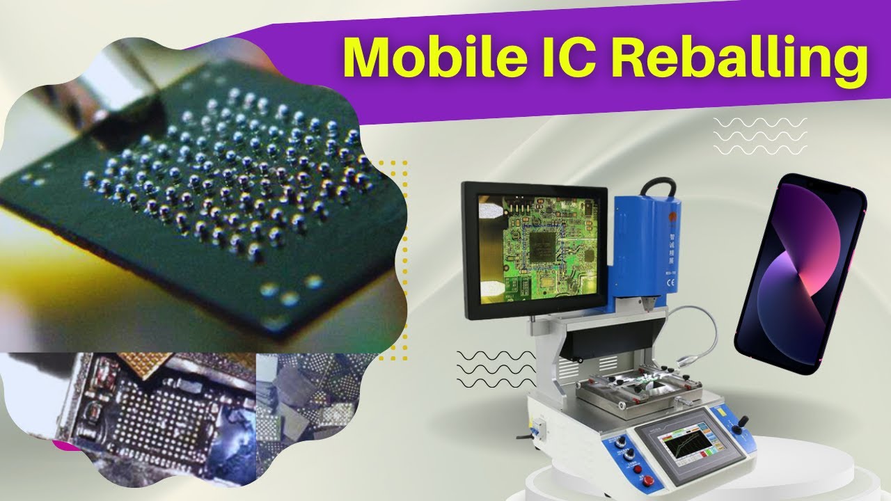 How to reball and change all mobile phone power ic I ic reball kaise ...