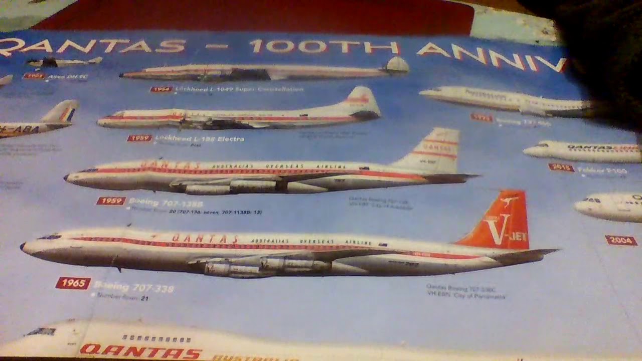 All The Aircraft used by Qantas 1920-2020 - YouTube