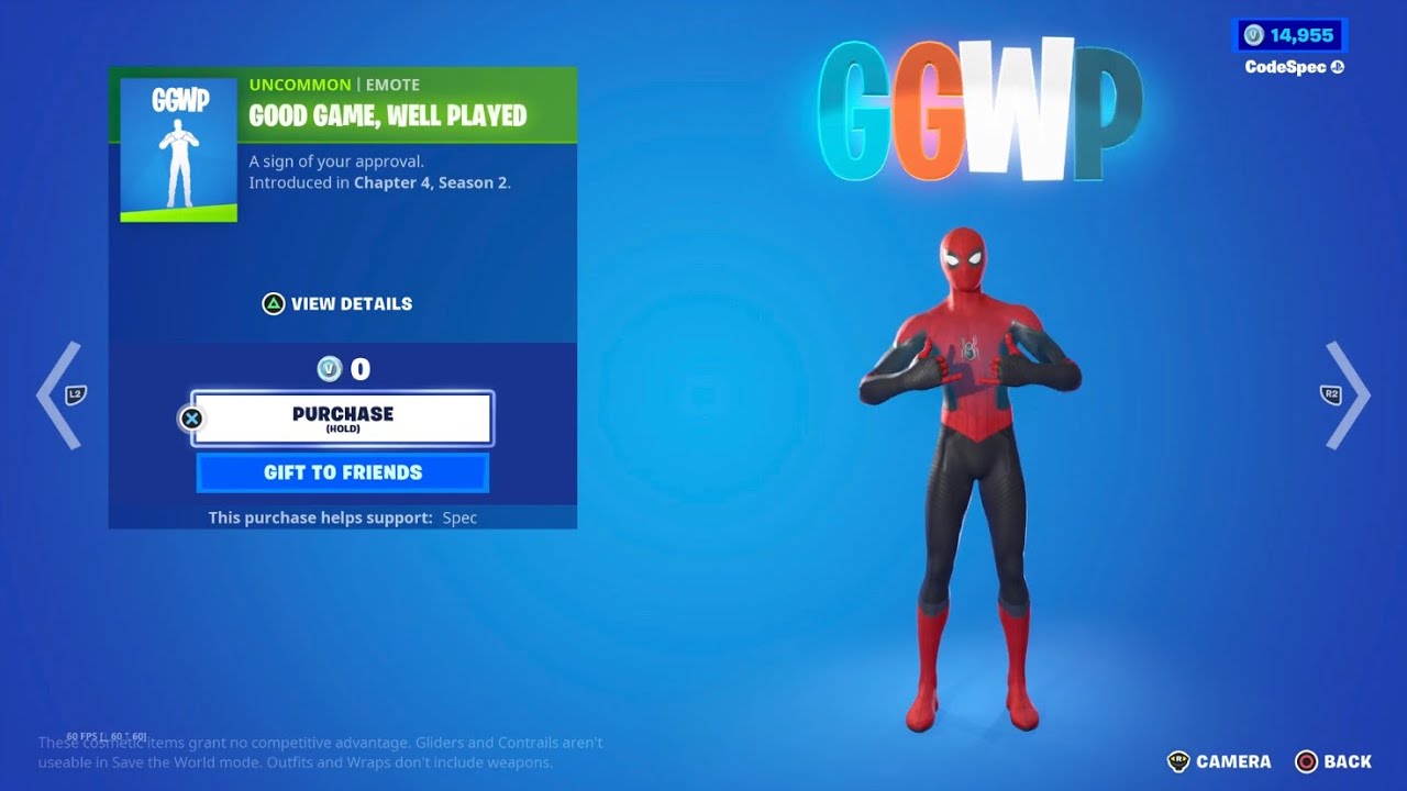 *NEW* FREE Good Game Well Played Emote & Access Core Backbling ...