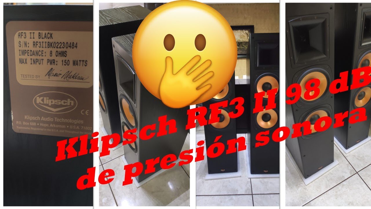 Torres Klipsch RF3 II - YouTube