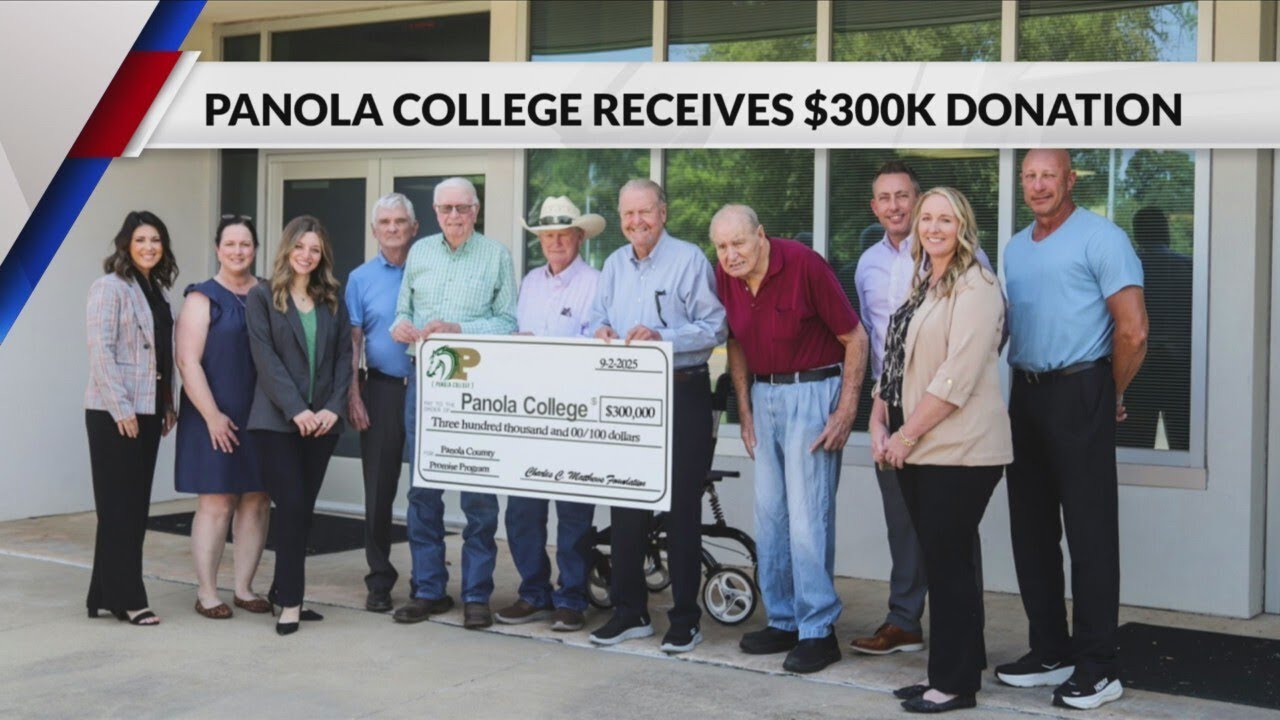 Panola College Promise free tuition program gets $300,000 donation ...