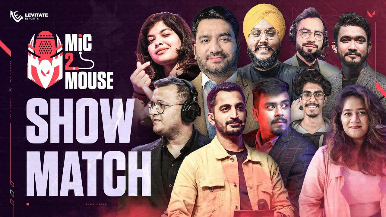 MIC2MOUSE | SHOW MATCH | VALORANT | CLASH BETWEEN CASTERS | TEAM MIC vs ...