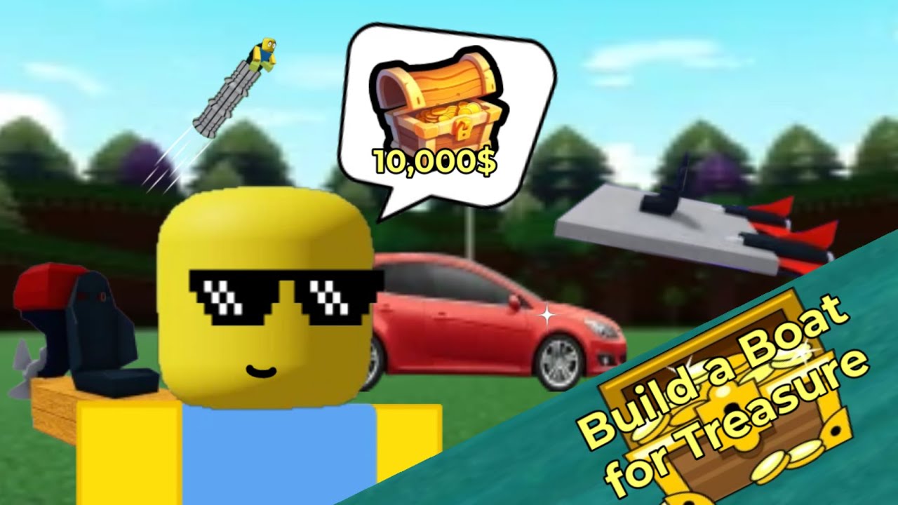 My Movie Roblox | Noob Builds A Boat for Treasure | Animation - YouTube
