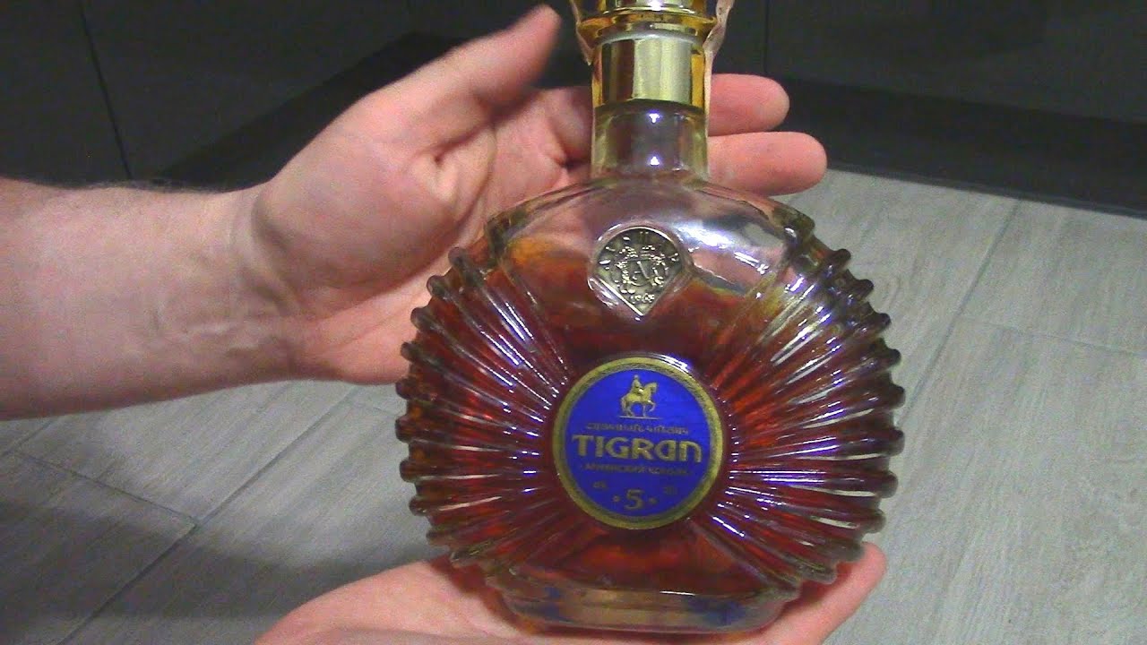 Cognac Armenian Tigran 5 years 40% 0 5l - YouTube