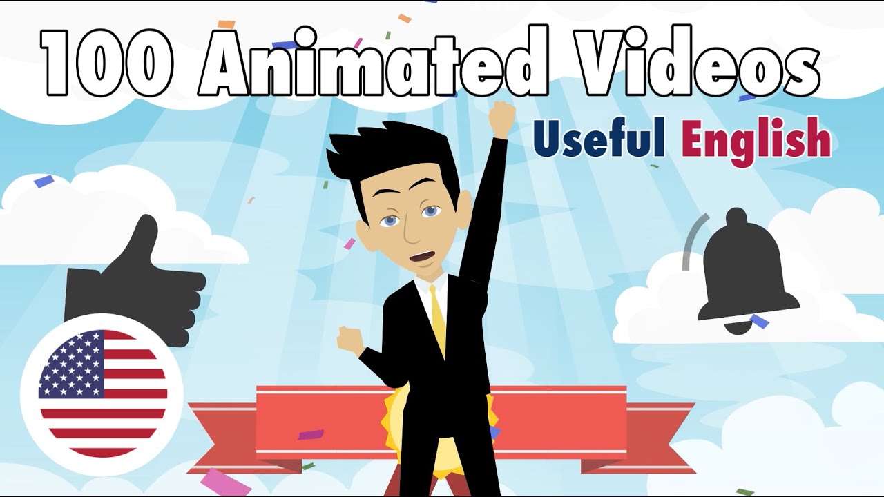 Learn Useful English: 100 Animated Videos - 100 Animated Videos - YouTube