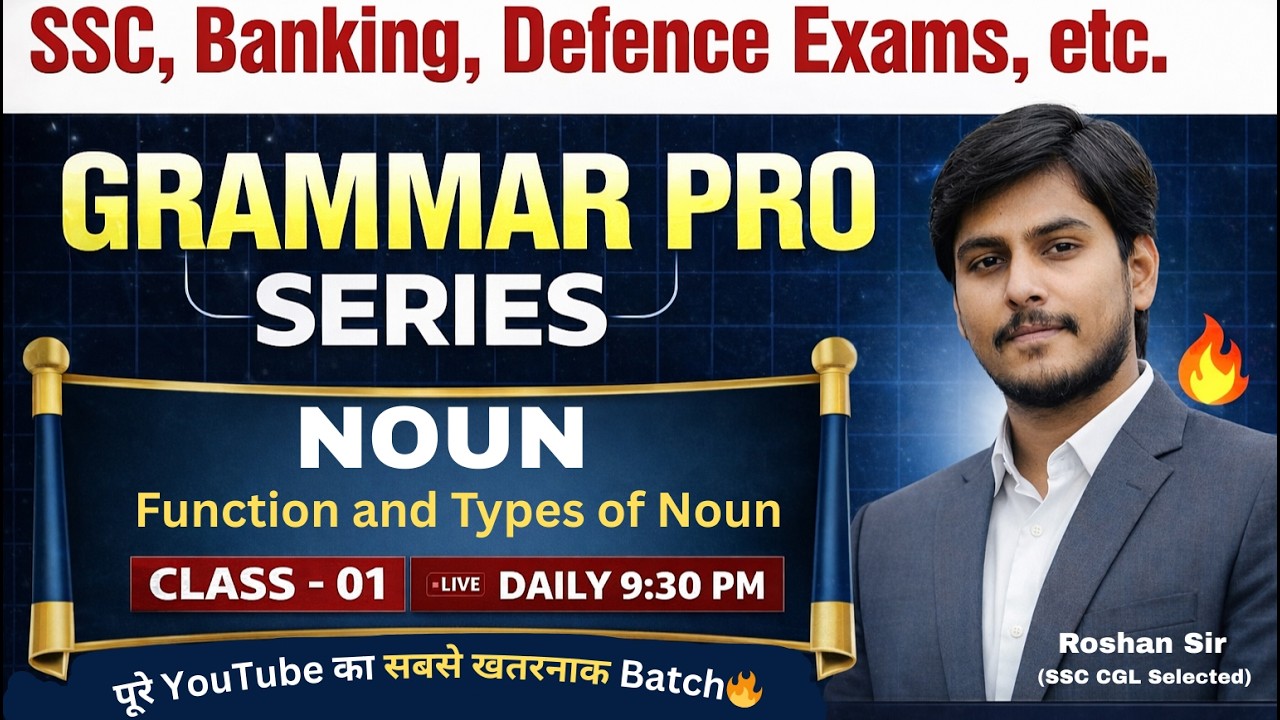 Grammar Pro Series || Day-03 || Noun || Class - 01 || By @english_by ...