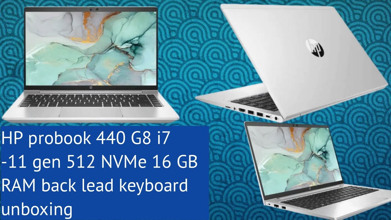 HP ProBook 440 G8 i7-11thGen 512NVMe 16GB Ram blacklead keyboard ...