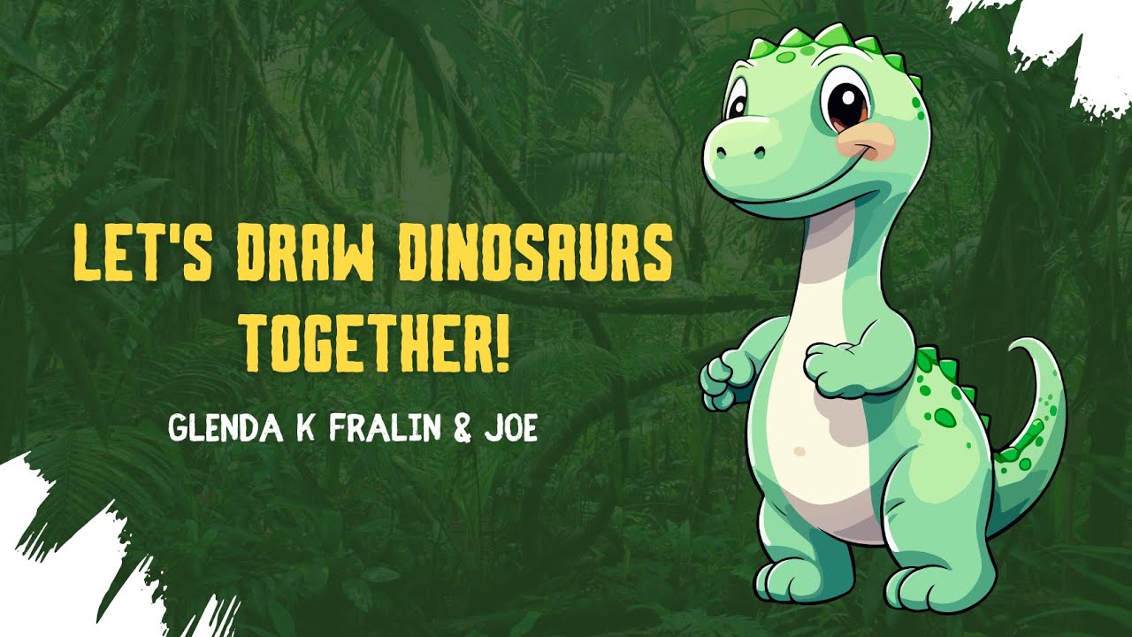 Let's Draw Dinosaurs Together | Shaking Hands Arts with Fralins and ...