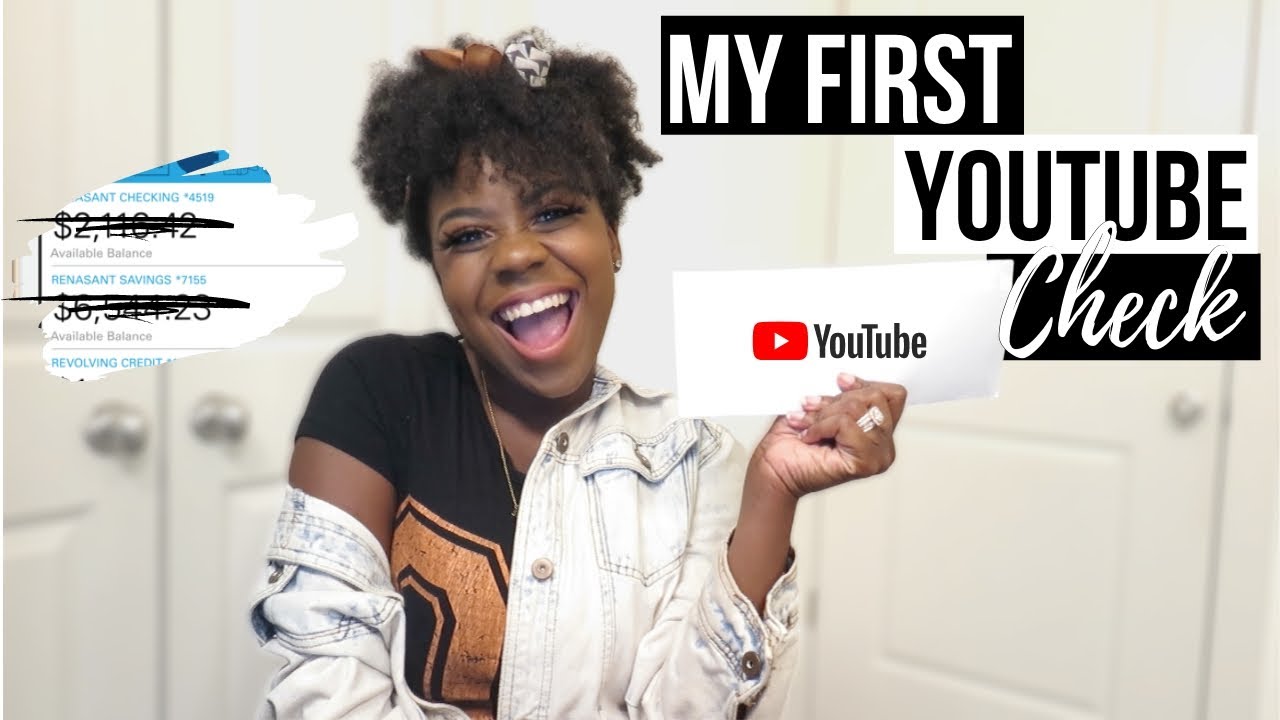 MY FIRST YOUTUBE CHECK 💰 | REVEALING HOW MUCH I MADE + HOW TO MAKE ...
