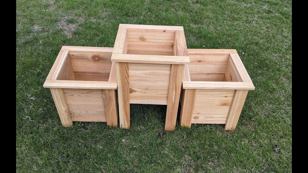 DIY Cedar Planter Build | Easy to Make | Inexpensive Planter | DIY ...