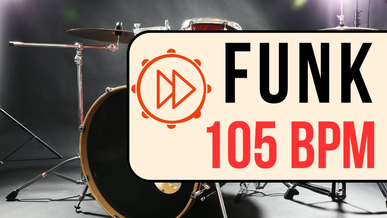105 BPM - Funk Drum Beat - Backing Track (#102) - YouTube