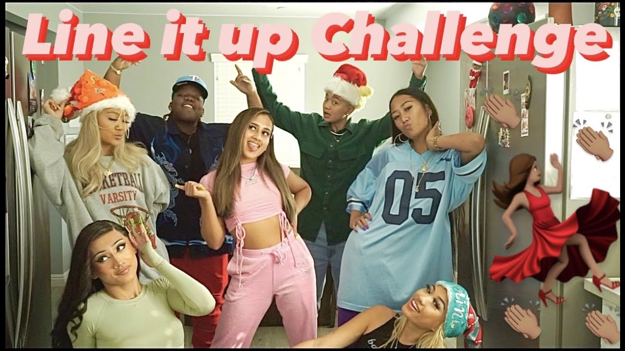 LINE IT UP CHALLENGE (XMAS EDITION) | VLOGMAS DAY 16 - YouTube