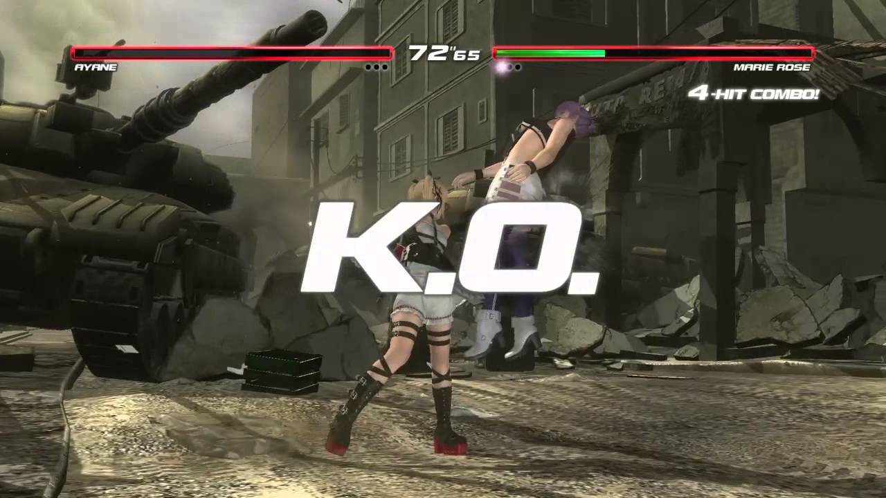 DOA 5 last round lvl 6 ai fights - YouTube