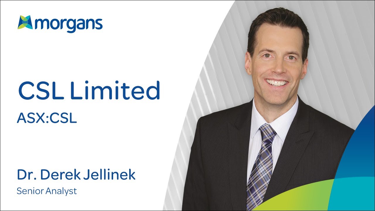 CSL Limited (ASX:CSL): Derek Jellinek, Senior Analyst - YouTube