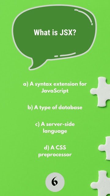 Exploring Jsx What Is Jsx In React Quiz Reactjs Javascript Webdevelopment Youtube