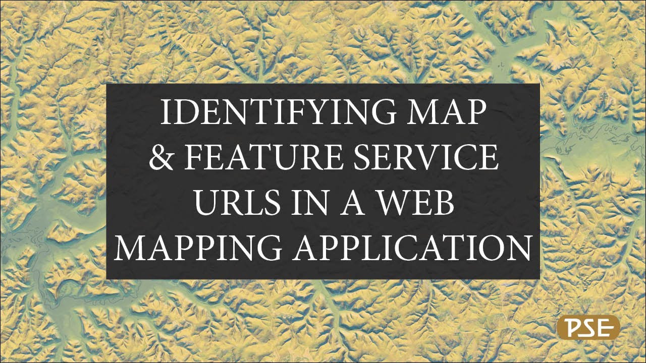 GIS Tutorial: Identifying Map and Feature Service URLs in a Web Mapping ...