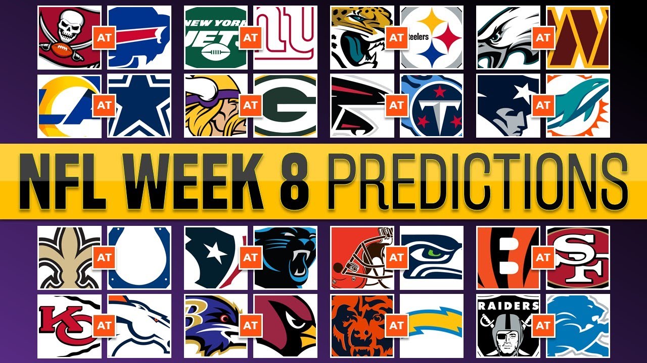 NFL WEEK 8 PICKS & PREDICTIONS | NFL 2023 - YouTube