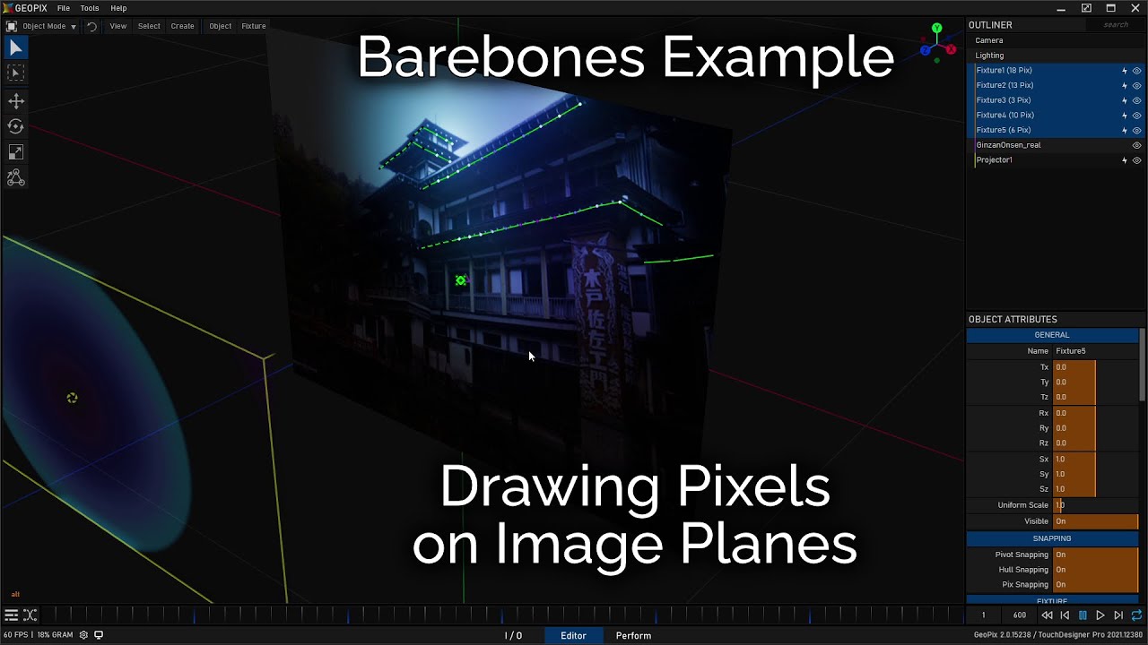 GeoPix 2 0 - Barebones Example - Drawing Pixels on Image Planes - YouTube